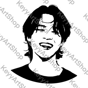 Jimin BTS Svg Cut File for Cricut, Jimin Bts Sublimation, Jimin Bts ...