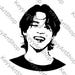 Jimin BTS Svg Cut File for Cricut, Jimin Bts Sublimation, Jimin Bts ...