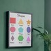 Shapes Poster - Etsy