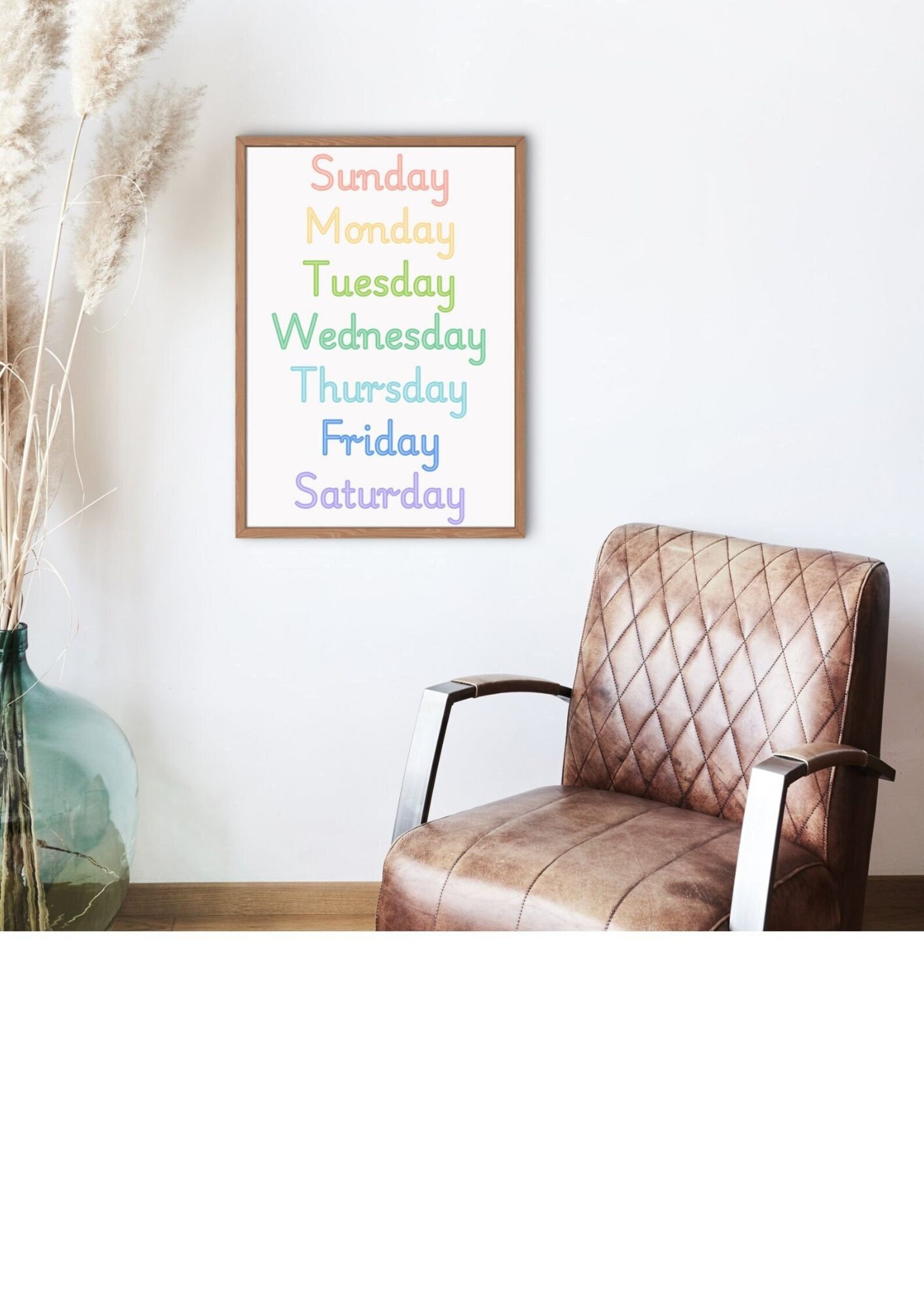 Days of the Week Poster - Etsy