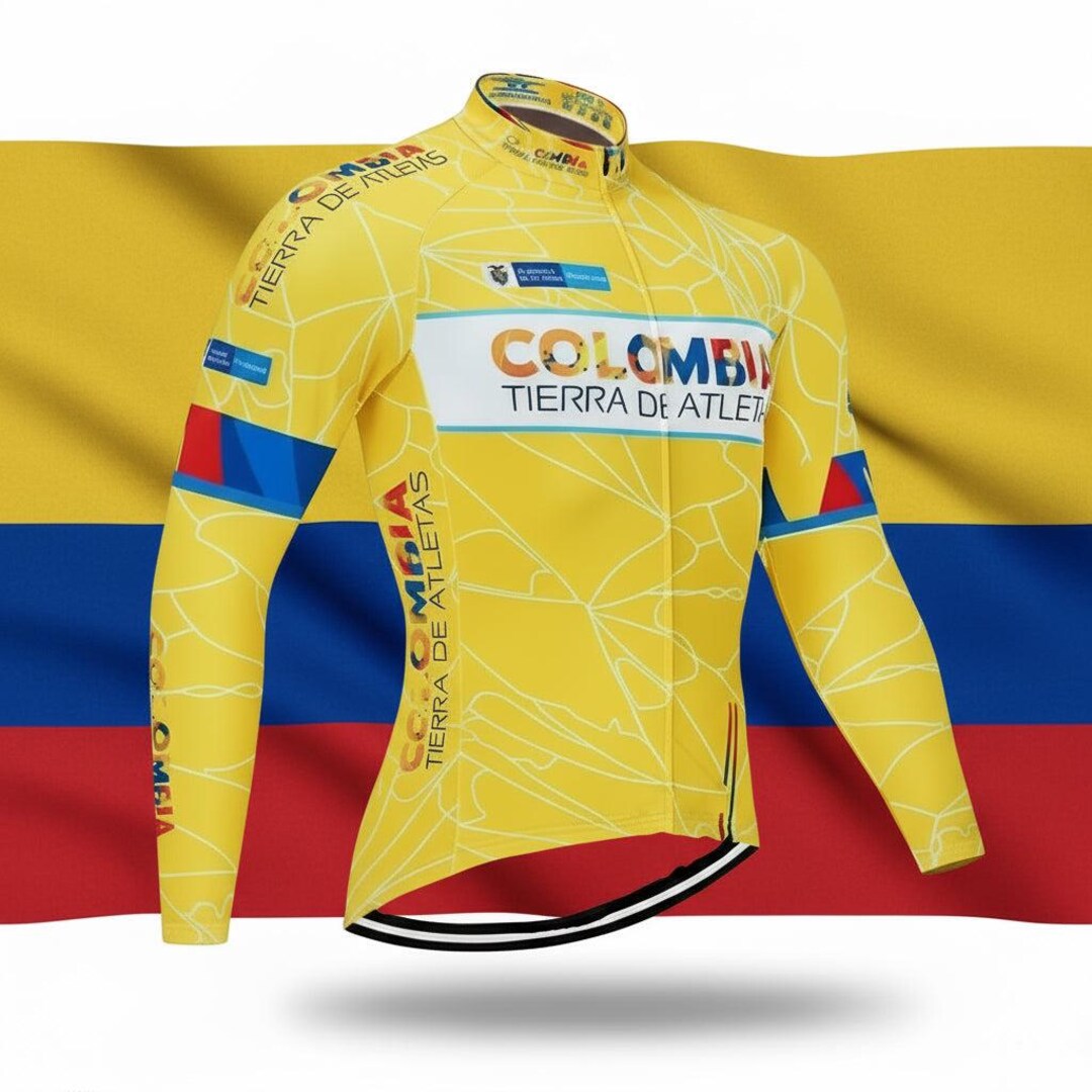 Team Cycling Jersey & Bib Set - Colombia - Etsy