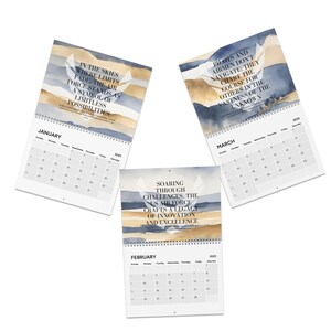 2025 Inspirational Air Force Calendar - Empowering Gift for Military ...