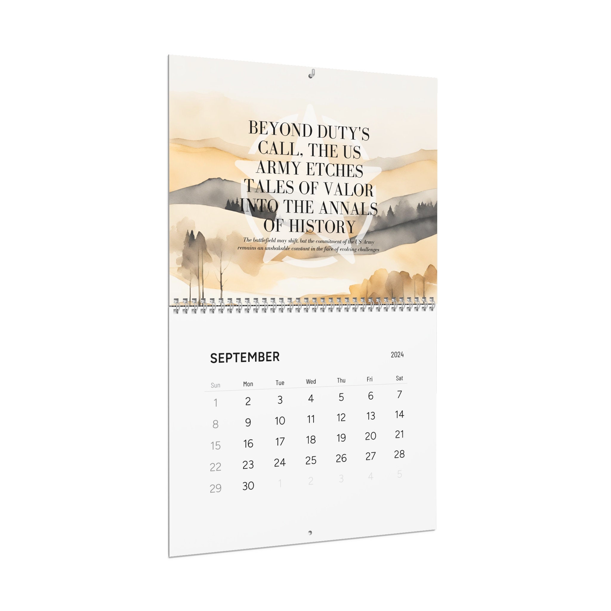 2024 Inspirational US Army Calendar Empowering Gift for - Etsy