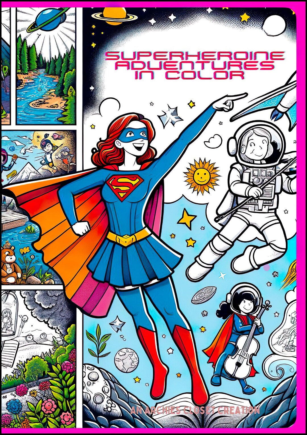 Superheroine Adventures in Colors: Empowering Young Minds - Etsy
