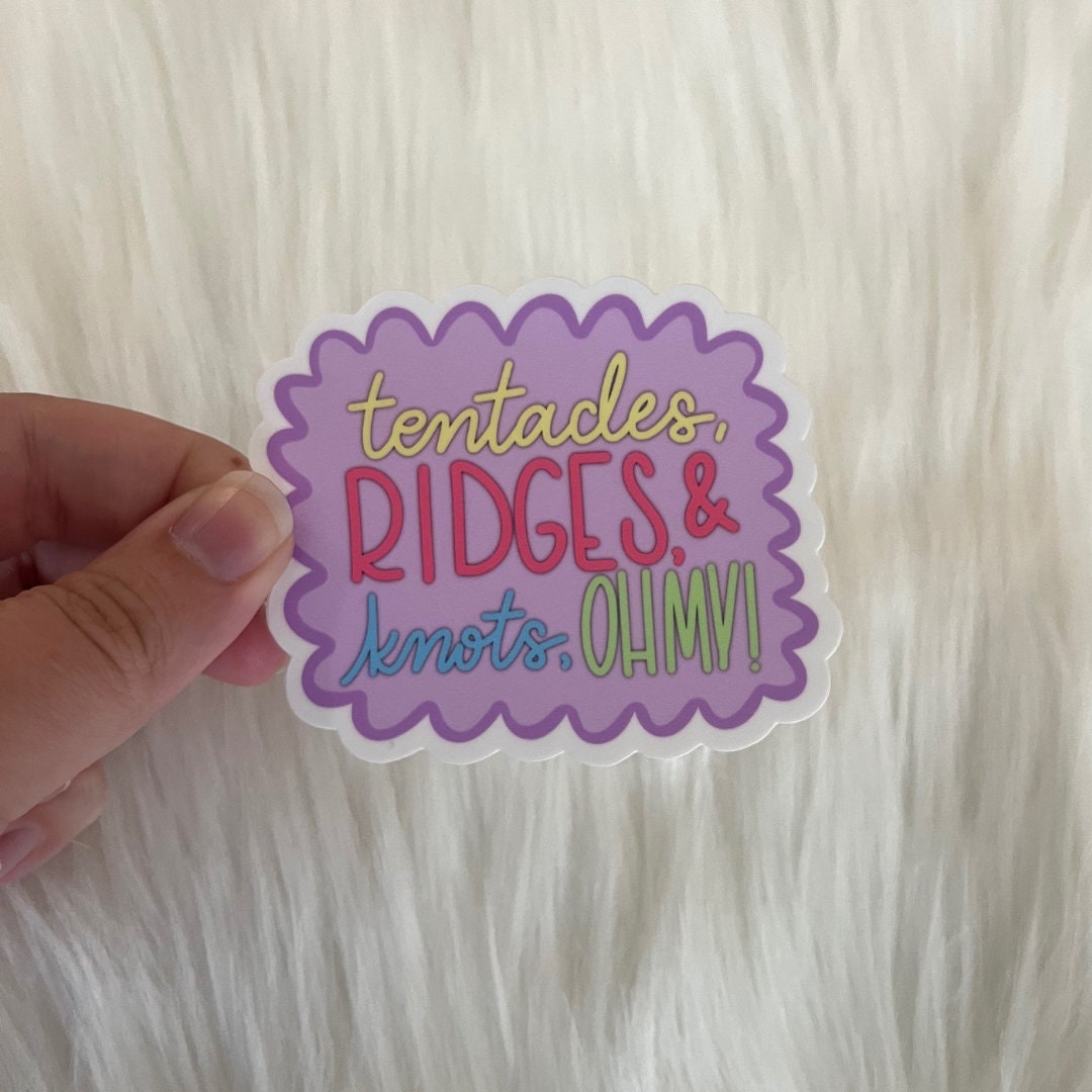 Tentacles, Ridges, Knotting, Oh My Vinyl Weather Resistant Sticker - Etsy