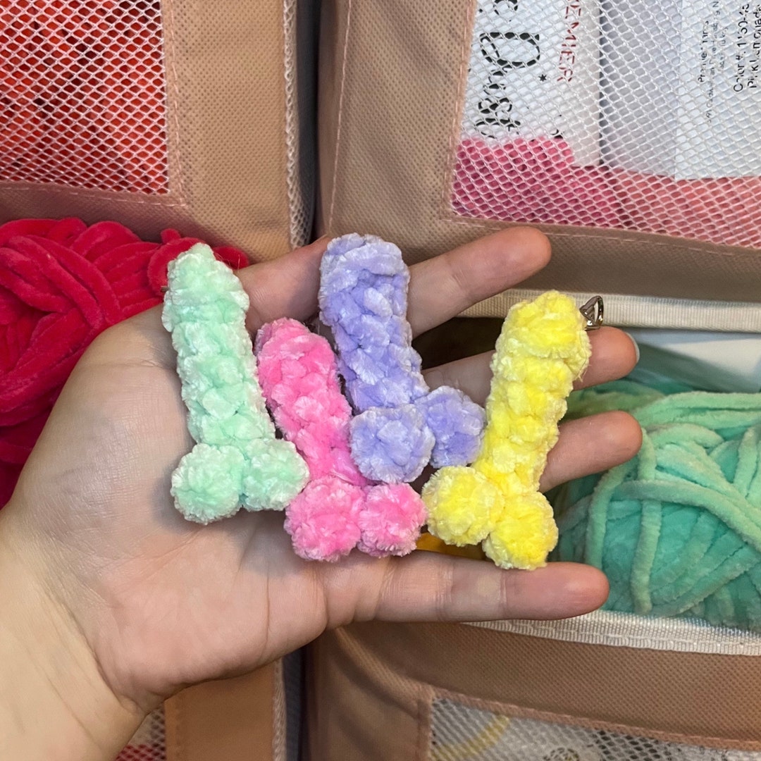 Handmade Crochet Mini Penis Keychain - Etsy