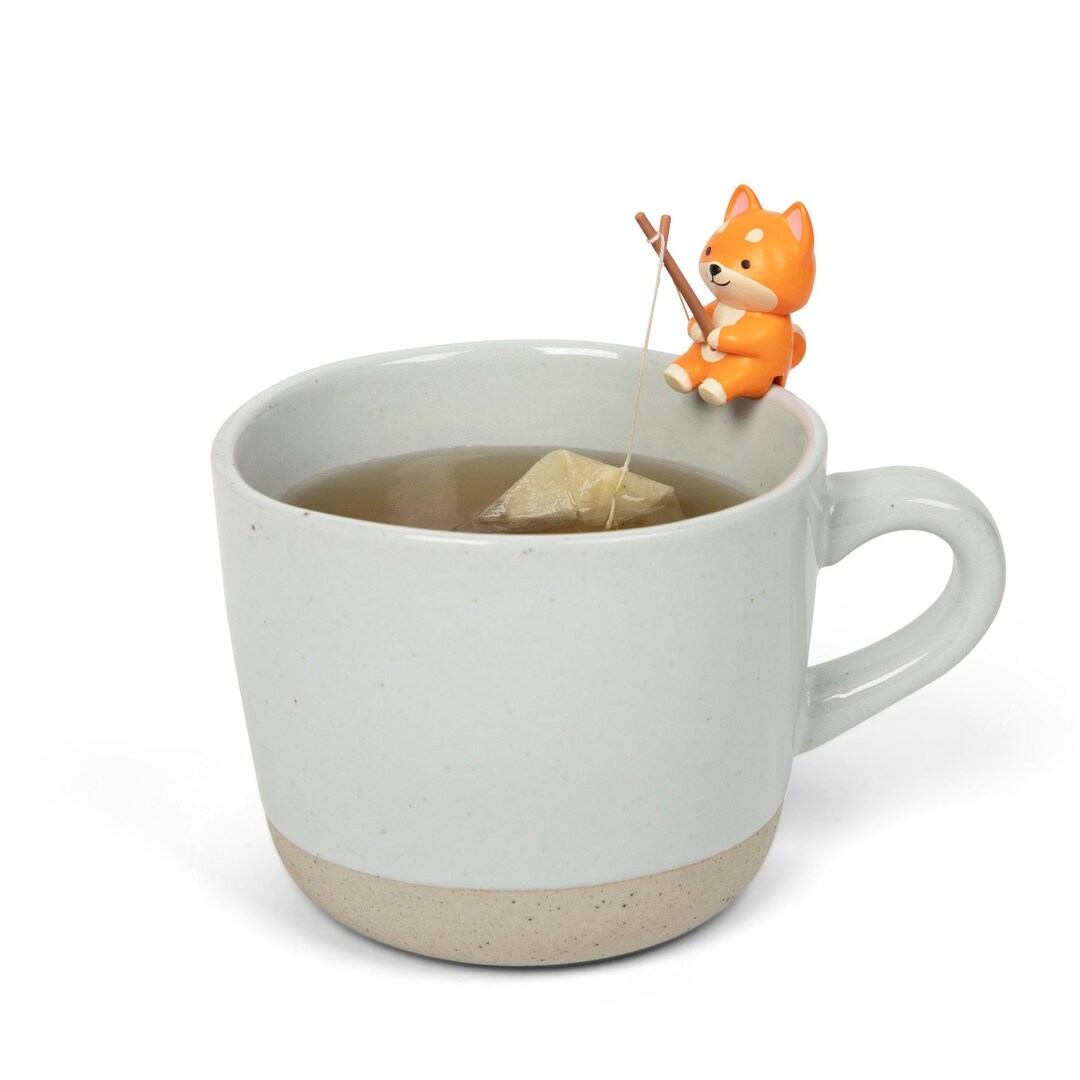 Tea Mates - Cute Fishing Dog - Tea Bag Holder - Tea Accessory for Cup ...