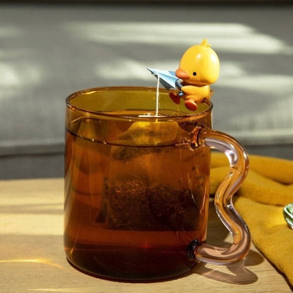 Tea Mates - Cute Fishing Duck - Tea Bag Holder - Tea Accessory for Cup ...
