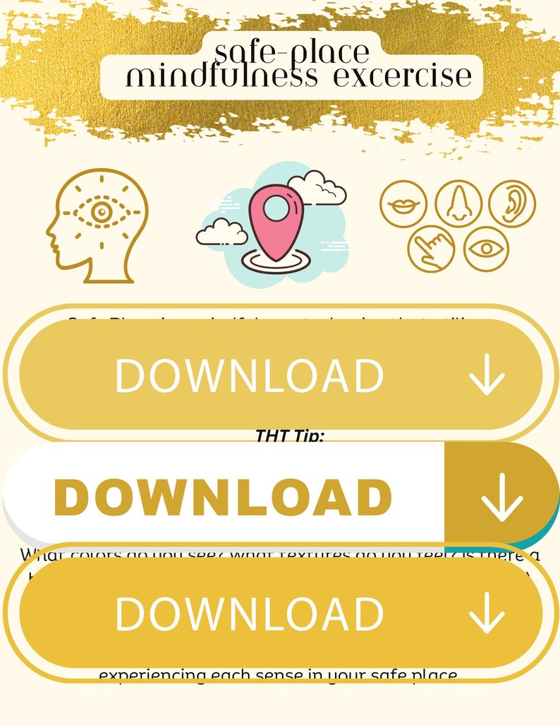 Mindfulness: Safe Place Technique - Etsy