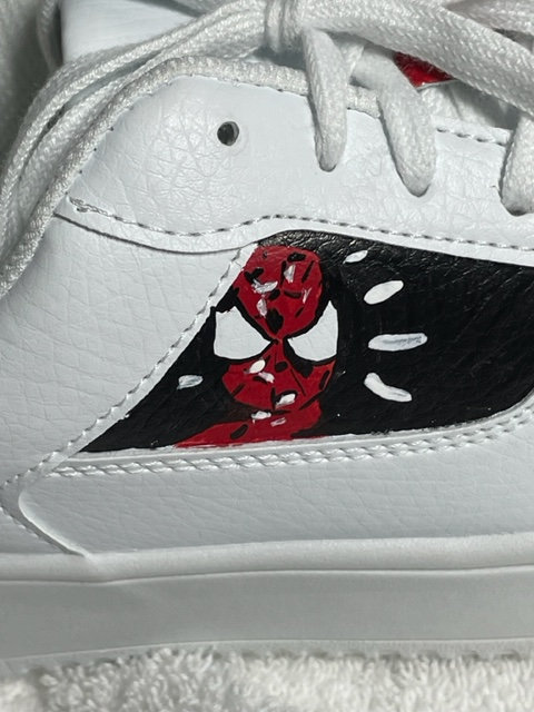 Custom Hand Painted Spider-man Shoes - Etsy