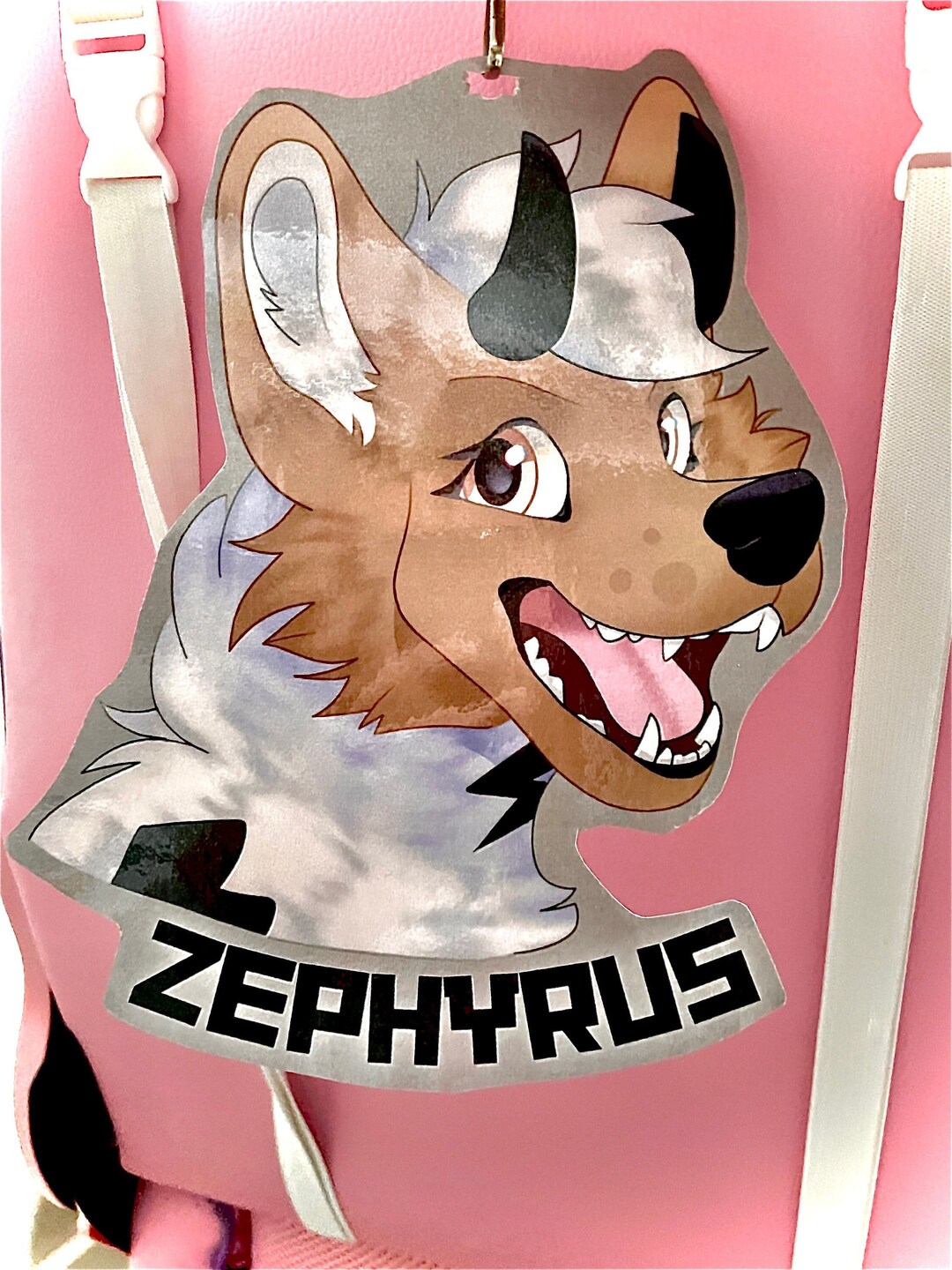 FURSUIT BADGE COMMISSION - Large Digital Fursuit Badge for Furry ...