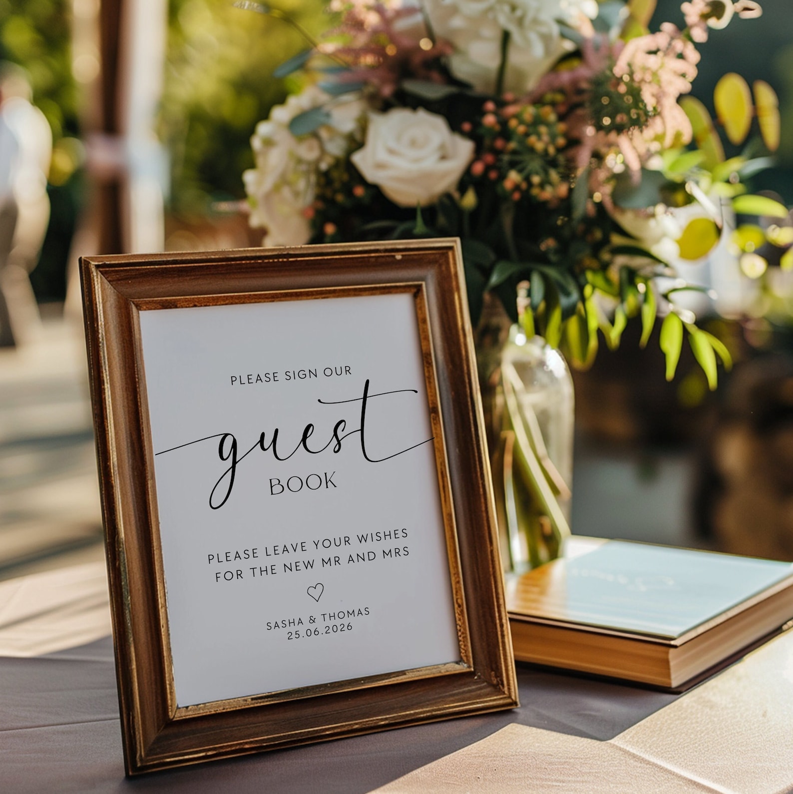 Minimalist Please Sign Our Guest Book Editable Guest Book Sign Modern ...