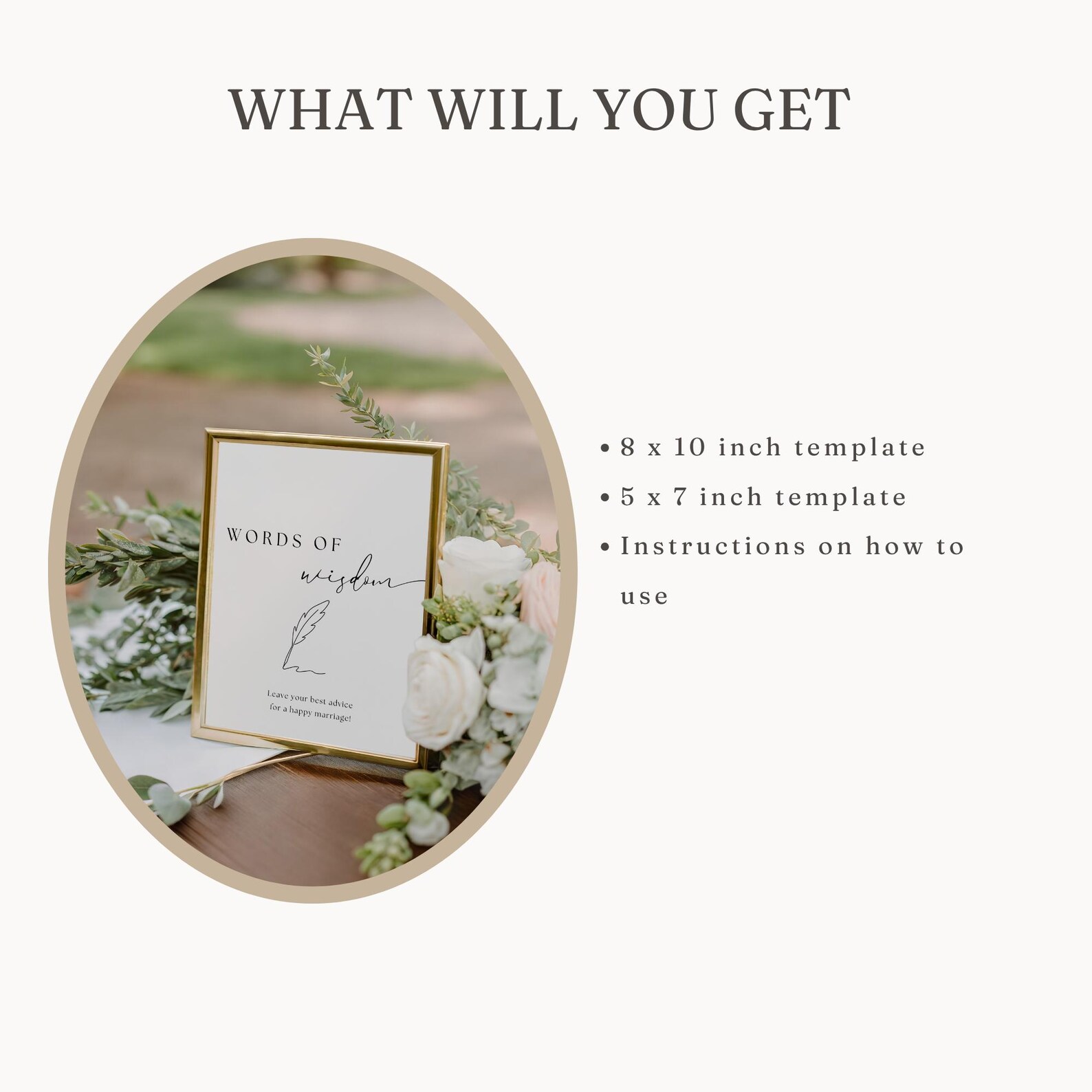 Wedding Sign Bundle Minimalist Template Bundle Printable Wedding Decor ...