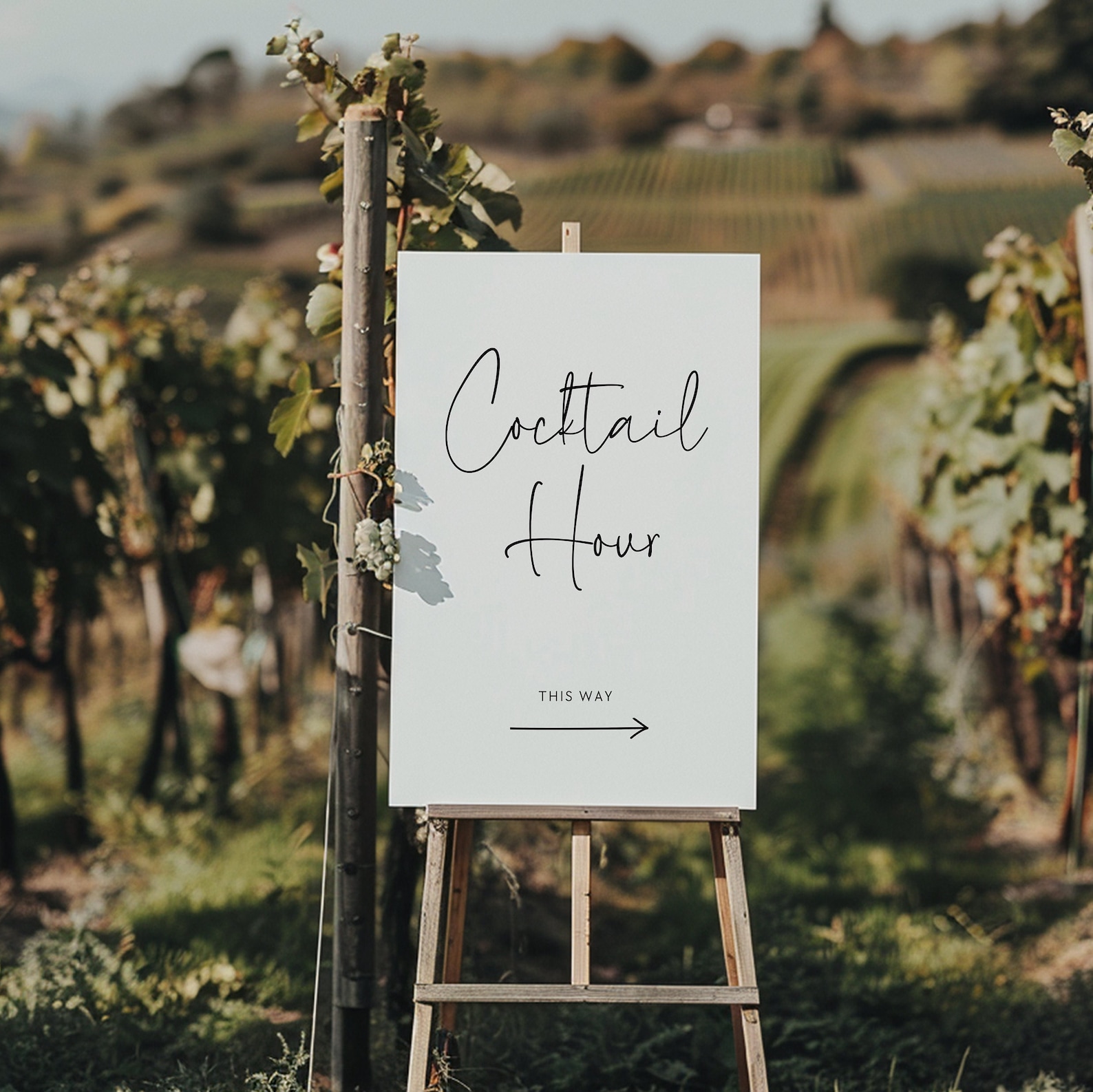 Cocktail Hour Sign Editable Cocktail Sign Template Cocktail Bar ...