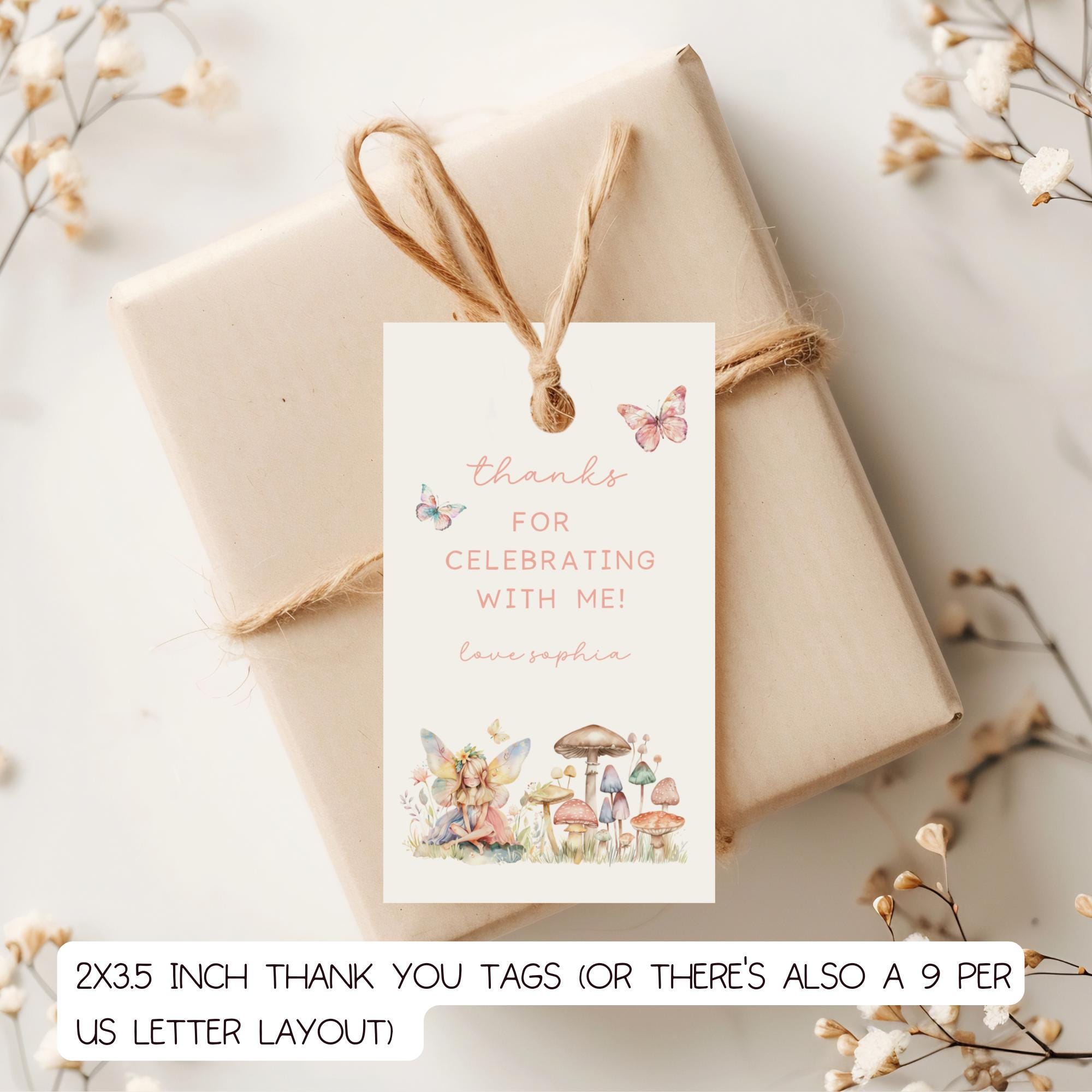 Editable Fairy Birthday Bundle Print at Home Fairy Party Bundle ...