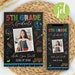 EDITABLE 5th Grade Graduation Announcement, Graduate Invitation ...