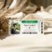 EDITABLE Football Graduation Photo Ticket Invitation Template, High ...