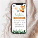 EDITABLE Fox Birthday Invitation, Woodland Birthday Party, Our Little ...