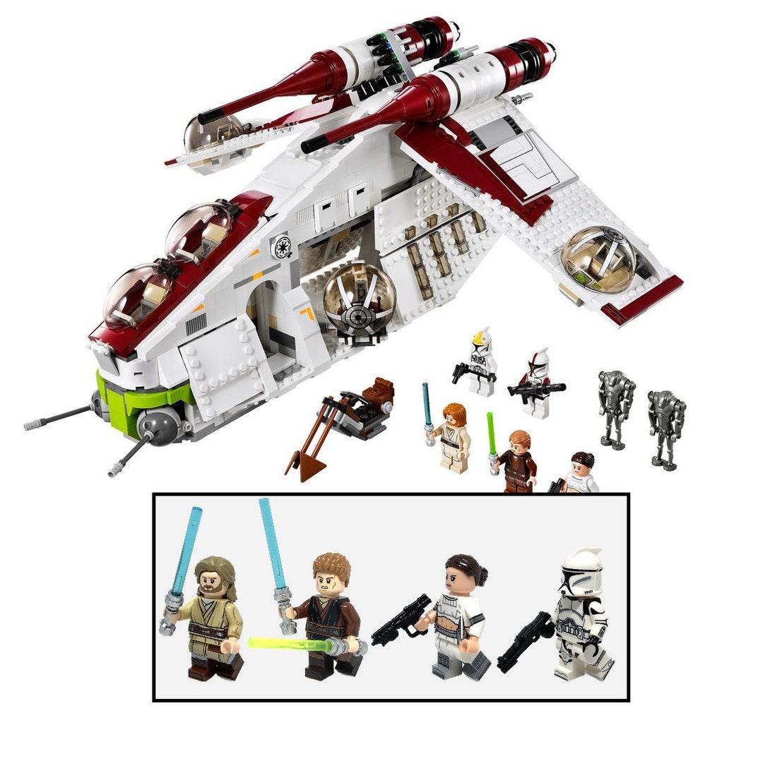 Clone Gunship Building Kit Star Wars Republic Gunship With - Etsy