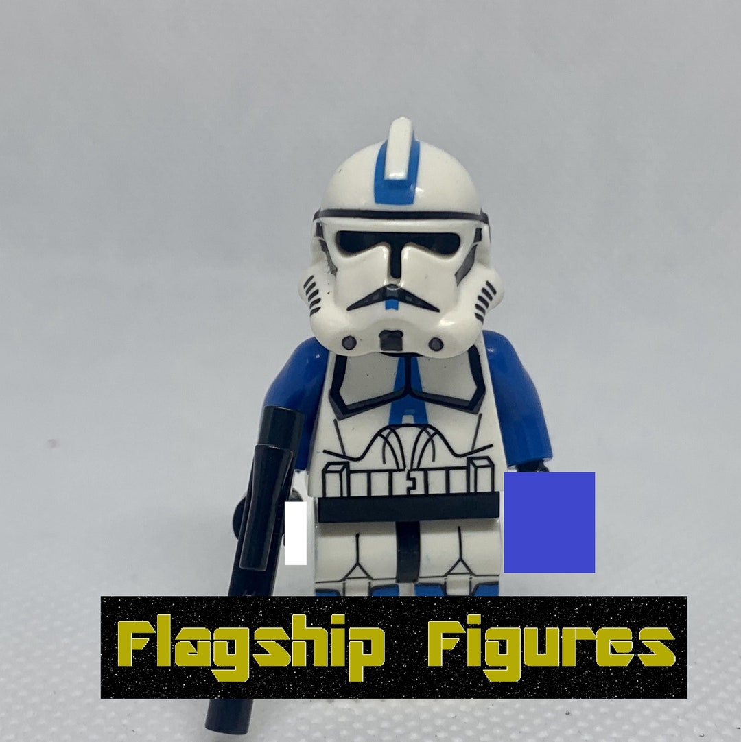Retro 501st Clone Trooper Minifigure Star Wars Classic Style Clone - Etsy