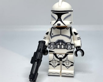 Lego Star Wars MINIFIGURE Clone Trooper Pilot phase 2 Light Bluish Gray ...