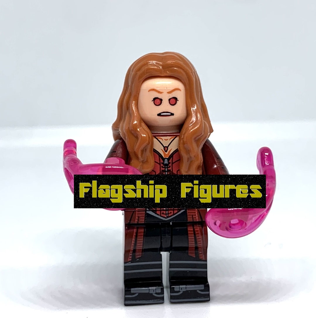 Wanda Scarlet Witch Minifigure Marvel Superhero - Etsy