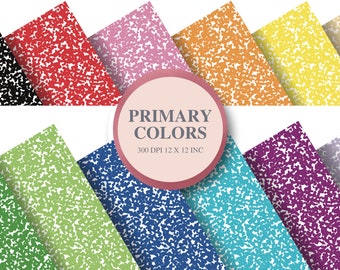 Composition Book Cover Digital Paper Composition Notebook Digital Paper ...