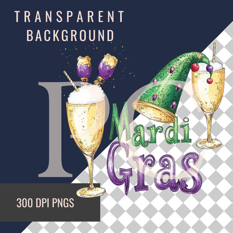 Mardi Gras Clipart Bundle: Carnival Masks, Silhouettes (67 Images ...