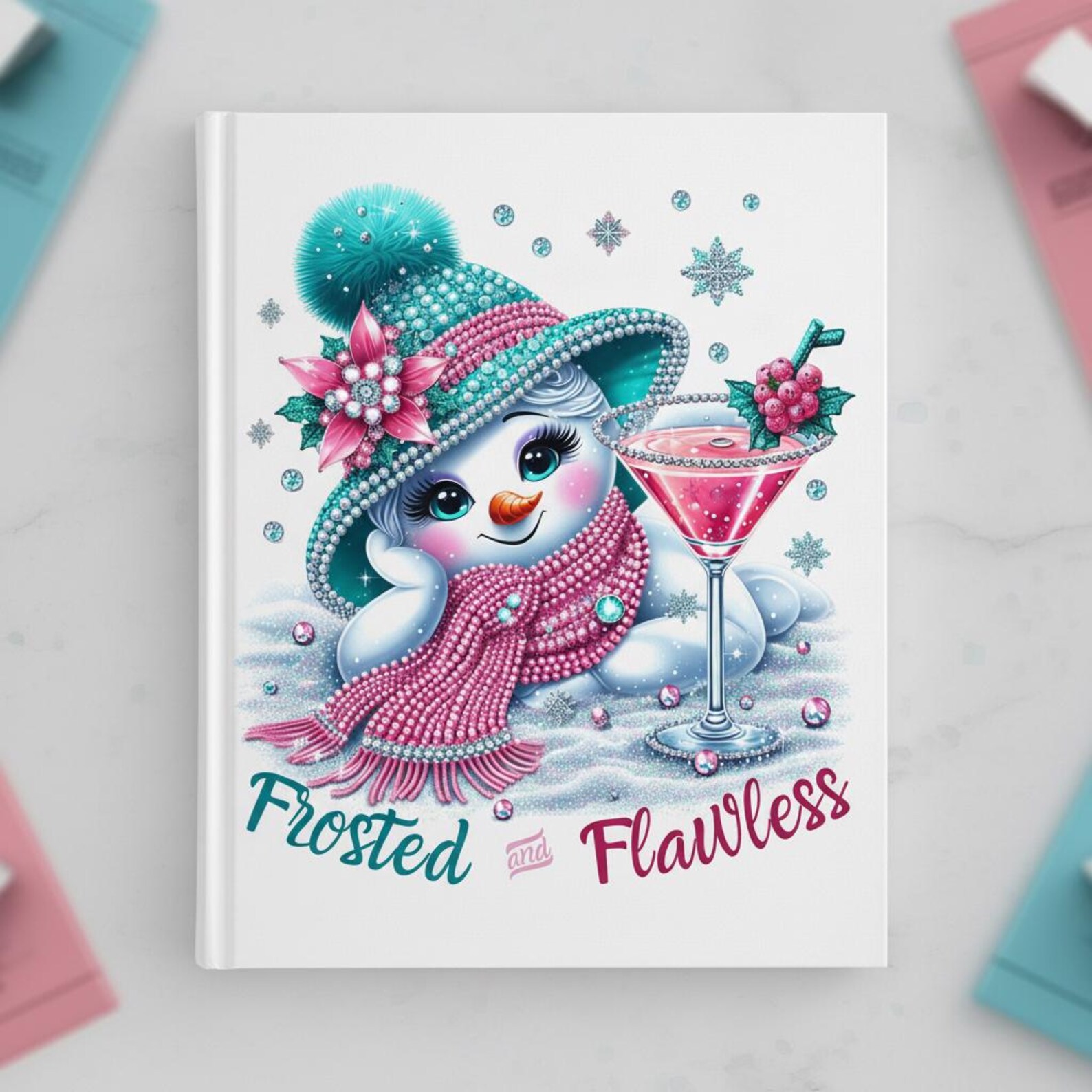 Glamorous Snowman PNG | Snow Lady Sublimation | Sparkle Christmas ...
