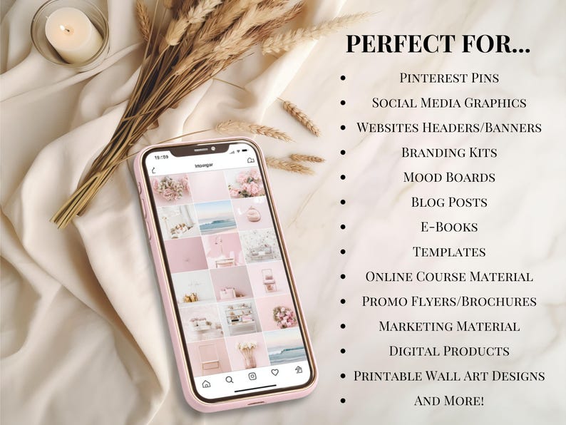 Soft Union–50 Neutral Wedding Flat Lay Stock Image | PLR Digital Download | Beige Cream Wedding ...