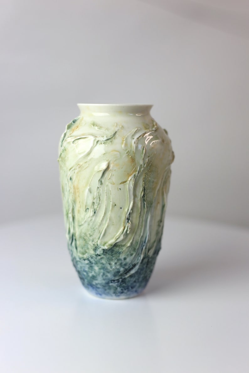Sea Themed Porcelain Vase - Etsy