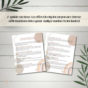 Boho Affirmations Cards Printable Affirmation Deck Positive - Etsy