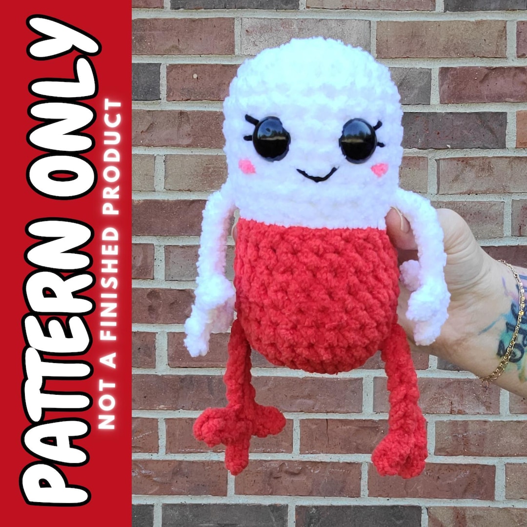Anita Chill Pill, Crochet Pattern, No Sew - Etsy
