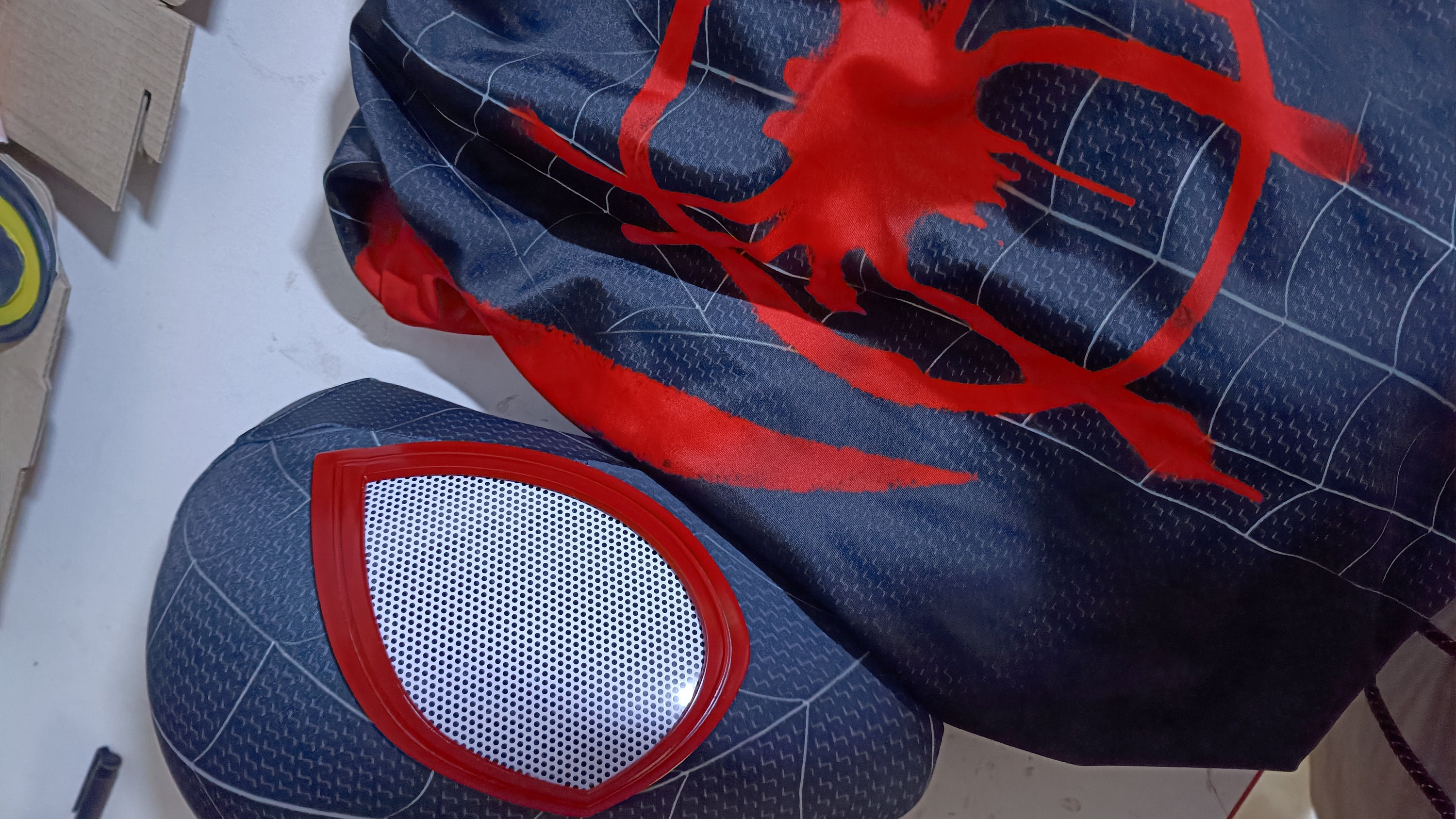 Suit Miles Morales Faceshell Lens Magnetics Miles Morales Into the ...