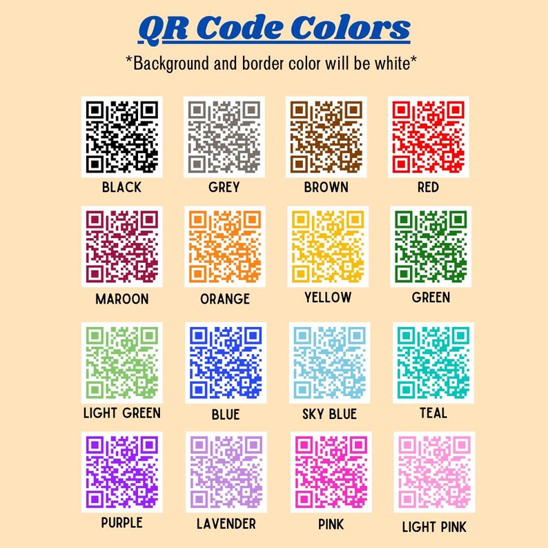 Custom Personalized QR Code Sticker - Etsy