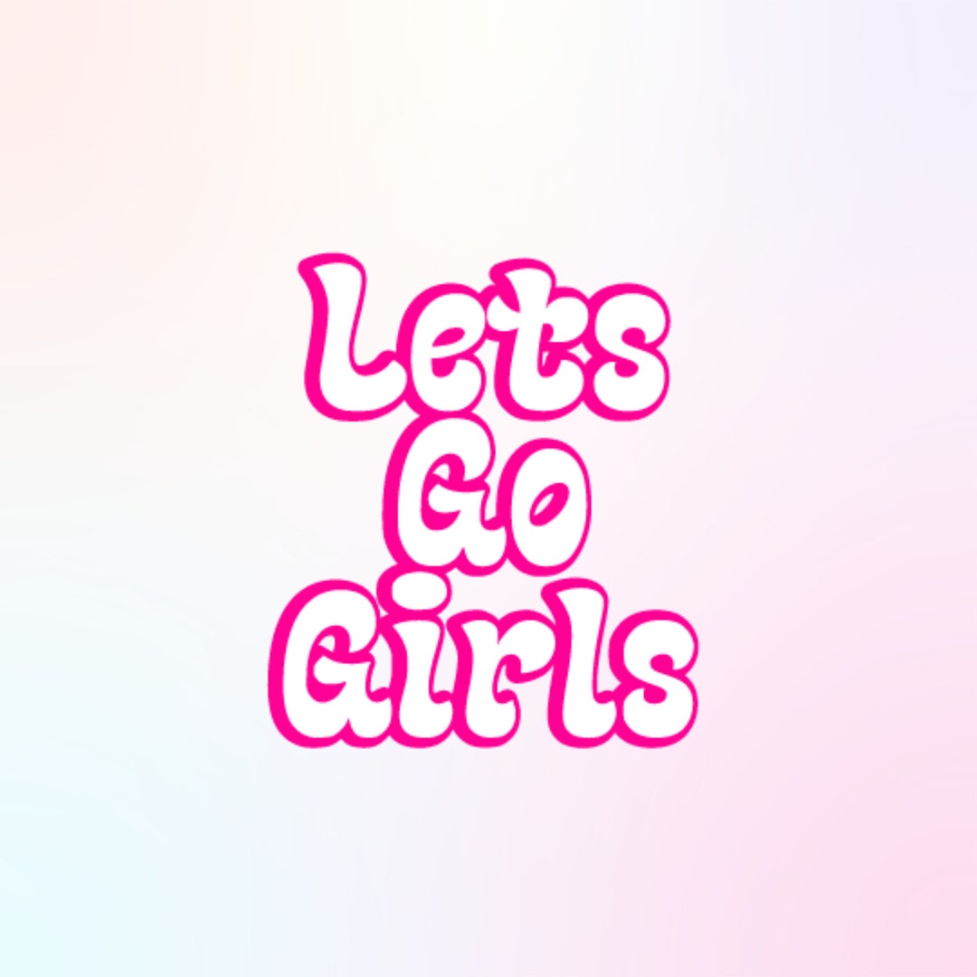 Lets Go Girls Bride Decal Vinyl Sticker Bachelorette Party Mrs Wedding ...