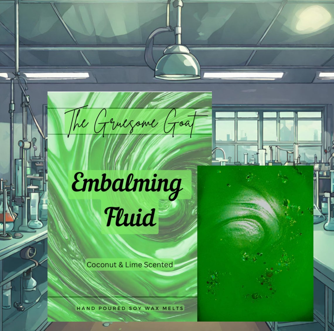 Embalming Fluid Highly Scented Coconut Lime Wax Melt - Etsy