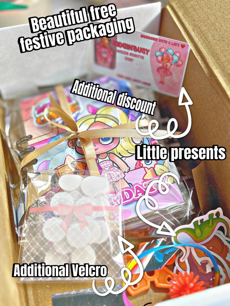 Toca Boca Busy Book: Laminated Paper Doll Activity Book - Etsy