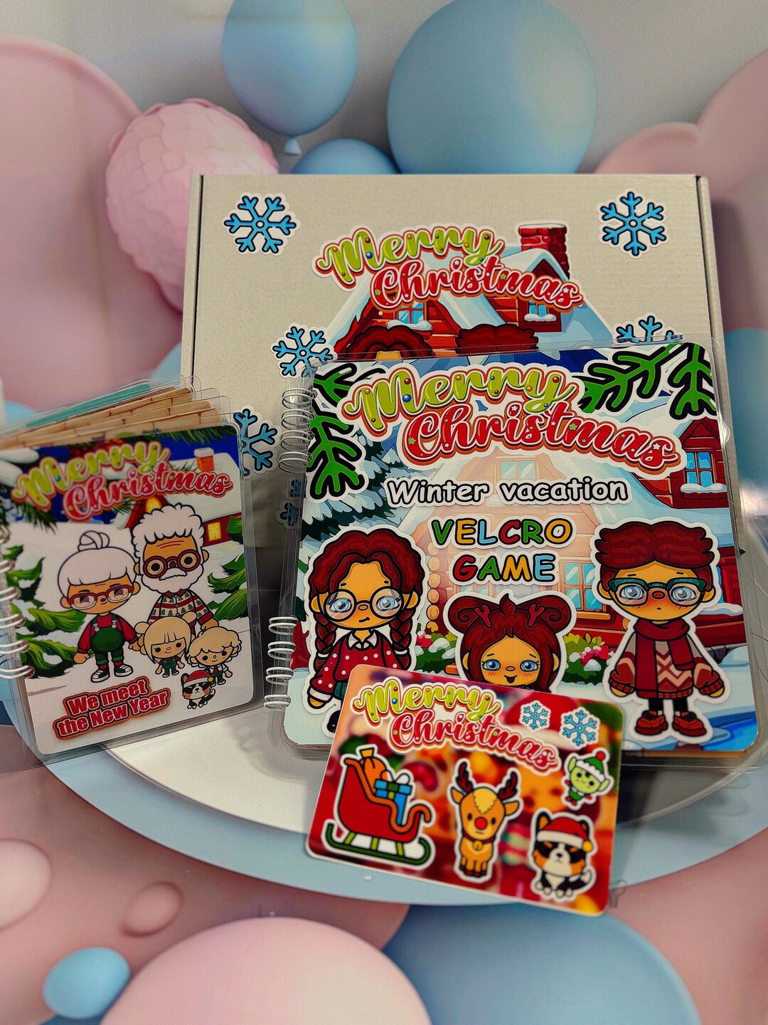 Interactive Christmas Busy Book Set – Perfect Holiday Gift With Santa ...