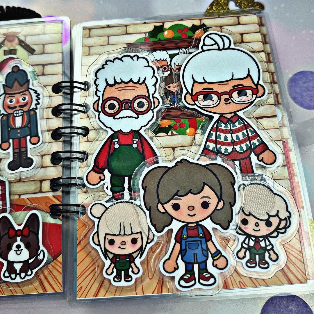 Toca Boca Paper Dolls, Paper Doll Book, Lema Fun Paper Squishy, Toca ...