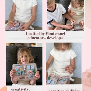 Toca Boca Busy Book: Laminated Paper Doll Activity Book - Etsy