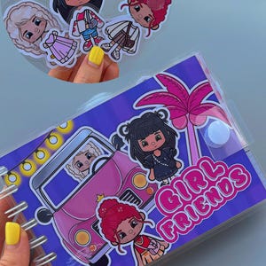 Toca Boca Busy Book: Laminated Paper Doll Activity Book - Etsy