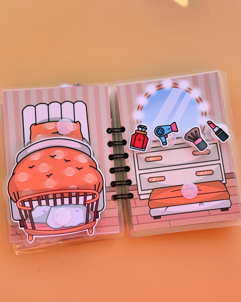 Toca Boca Mini Busy Book: Interactive Felt Character Dress-up - Etsy
