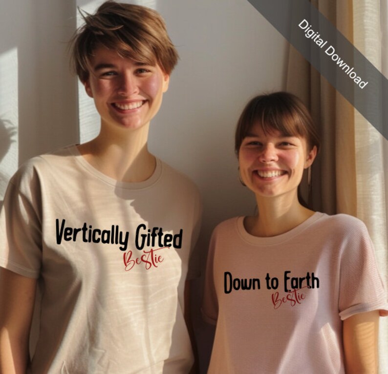 Tall Bestie Short Bestie Shirts Svg Bestie Svg Best Friend Svg Bff