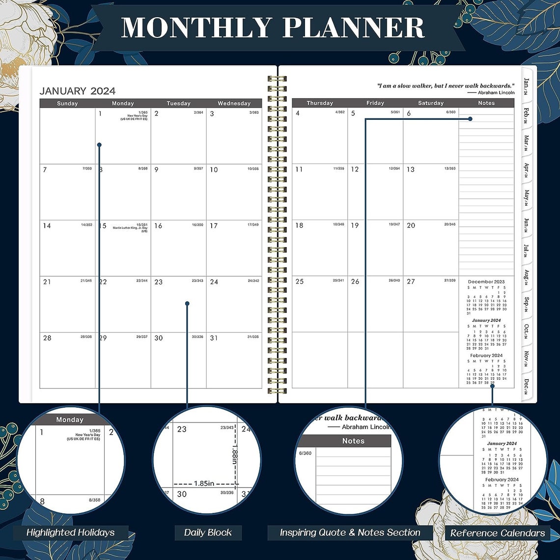 Monthly Planner - Etsy