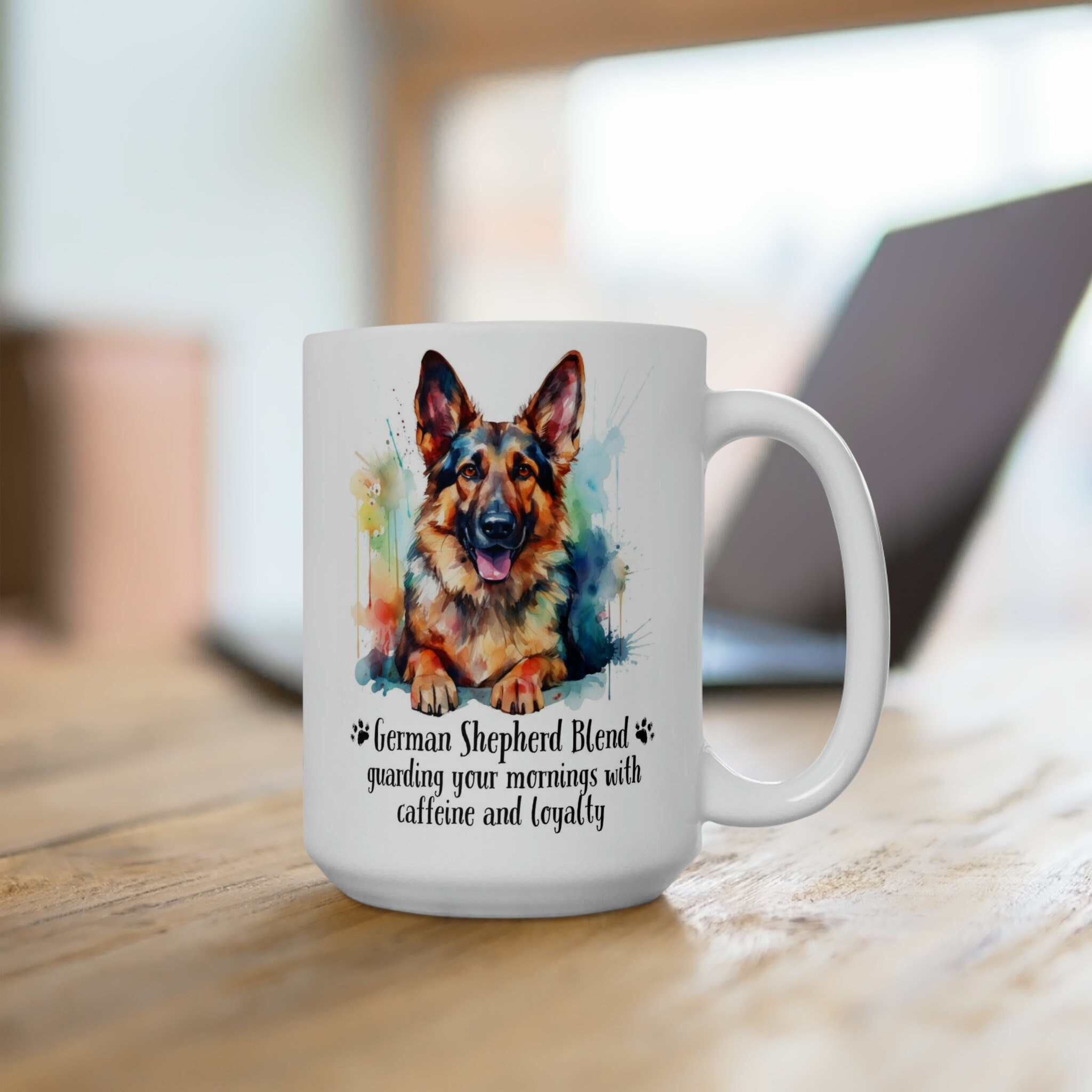 German Shepherd Coffee Mug, Cute German Shepherd Lover Gift, Dog Mom ...