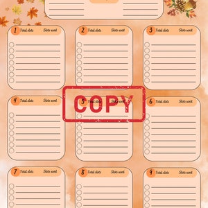 Fall Autumn Mushroom Dungeons and Dragons Character Sheet for Dnd ...