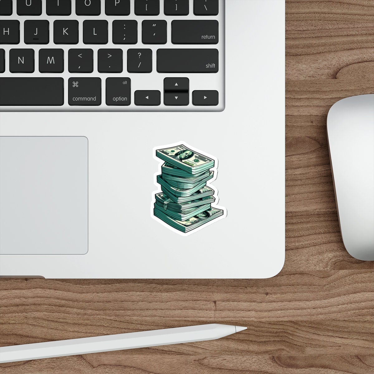 Stack of Money - Die Cut Sticker - Etsy