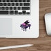 Purple and Blue Grand Piano - Die Cut Sticker - Etsy