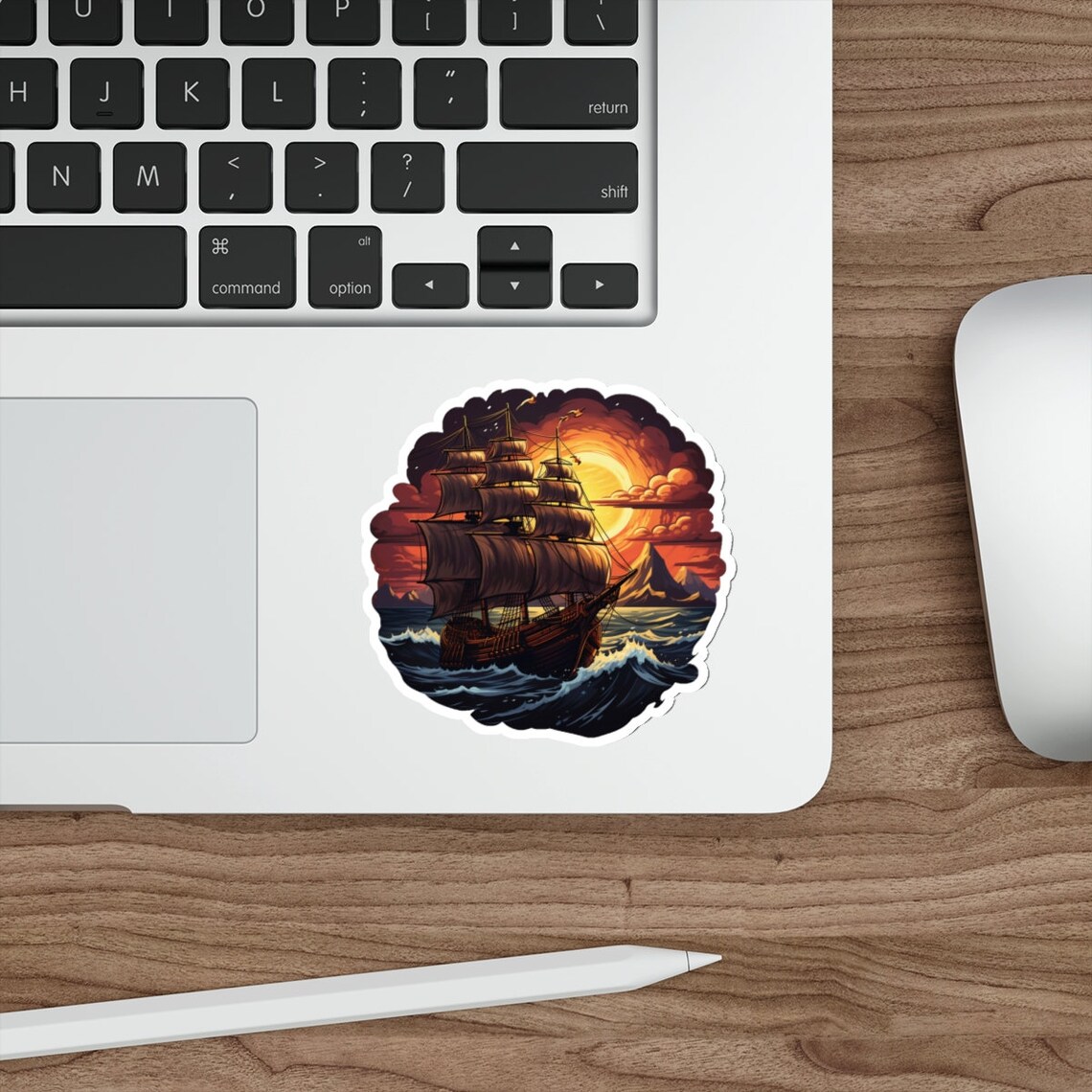 Pirate Ship Die Cut Sticker - Etsy